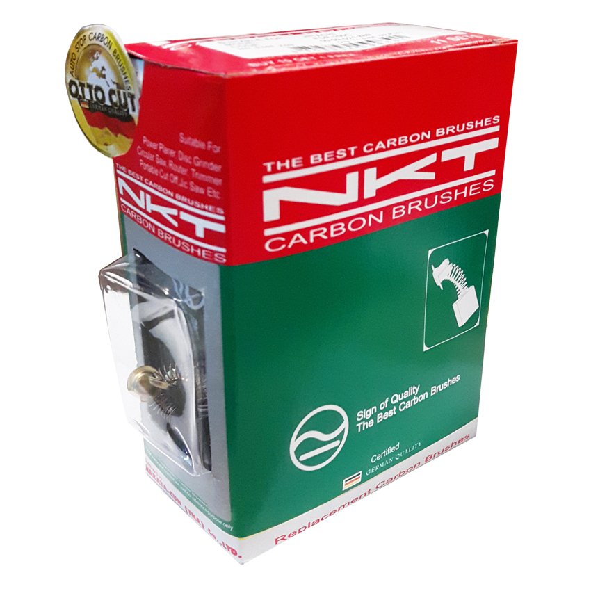 แปรงถ่าน NKT สำหรับ HITACHI 999007 ขนาด 4.7x8x13.8/15.5mm. LU,LUCRN ...