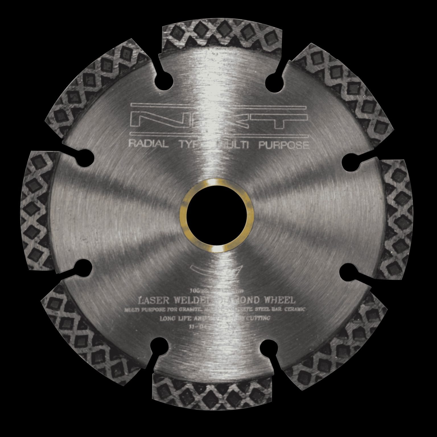 ใบเพชรตัดแห้ง 4″ NKT LASER WELDED